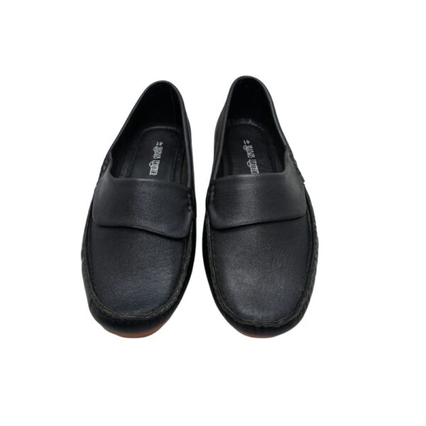 Premium Black Genuine Leather Loafer Shoes for Men